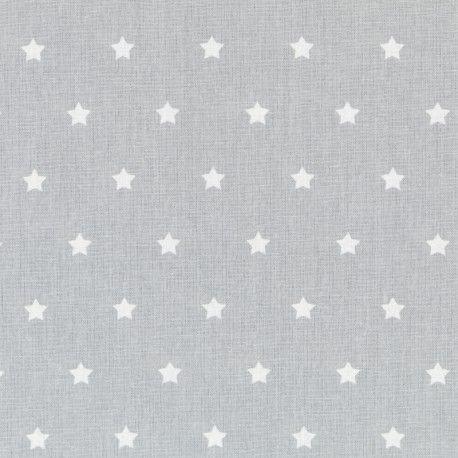 Funda de cojín gris estrella blanca | Bohemian and chic